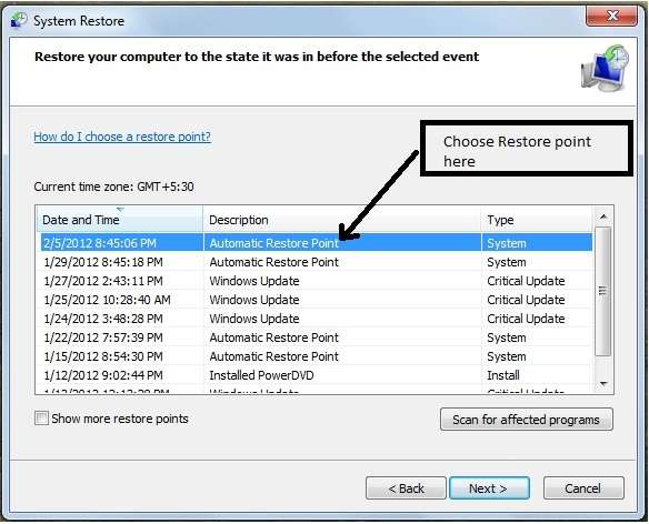 Restore your computer on Windows 7 Pros & cons Restore your computer on Windows 7 Pros & cons